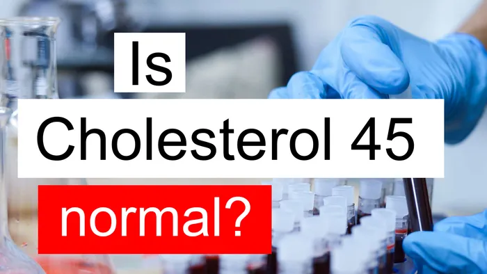 Treatment and symptoms of Cholesterol 45 mg/dL | Diet for low ...